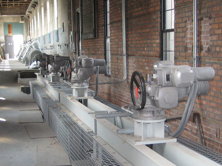 Screw Stem Hoists | Electric Actuator Hoists | Steel Fab Inc.